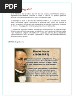 Estructura y partes de una biografía | PDF | Biografía | Narrativa