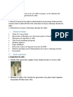 TP Equivalent de Sable | PDF