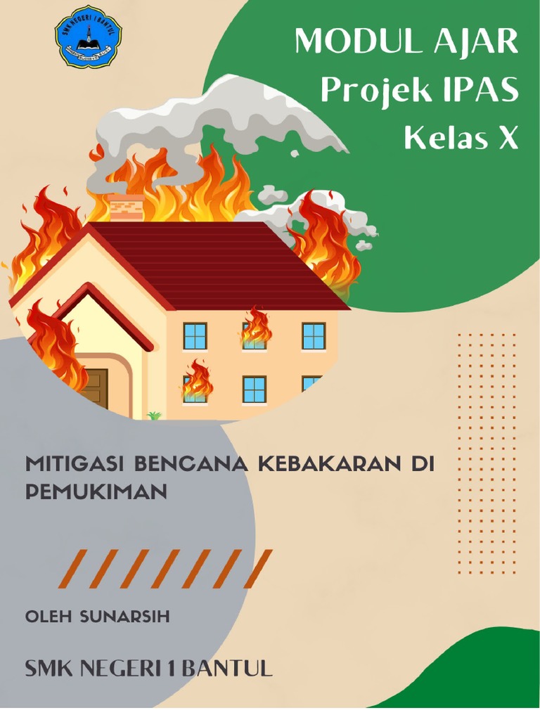Modul Ajar Mitigasi Bencana Kebakaran 22.23 | PDF