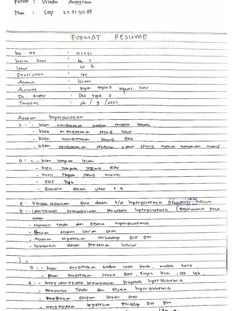 3.resume DM - Askep Apendicitis | PDF