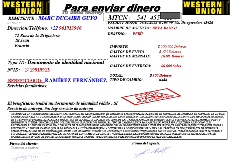 WESTERN Aw | PDF | Western Union | Economias