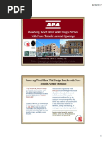 APA Force Transfer Around Openings | PDF | Framing (Construction ...