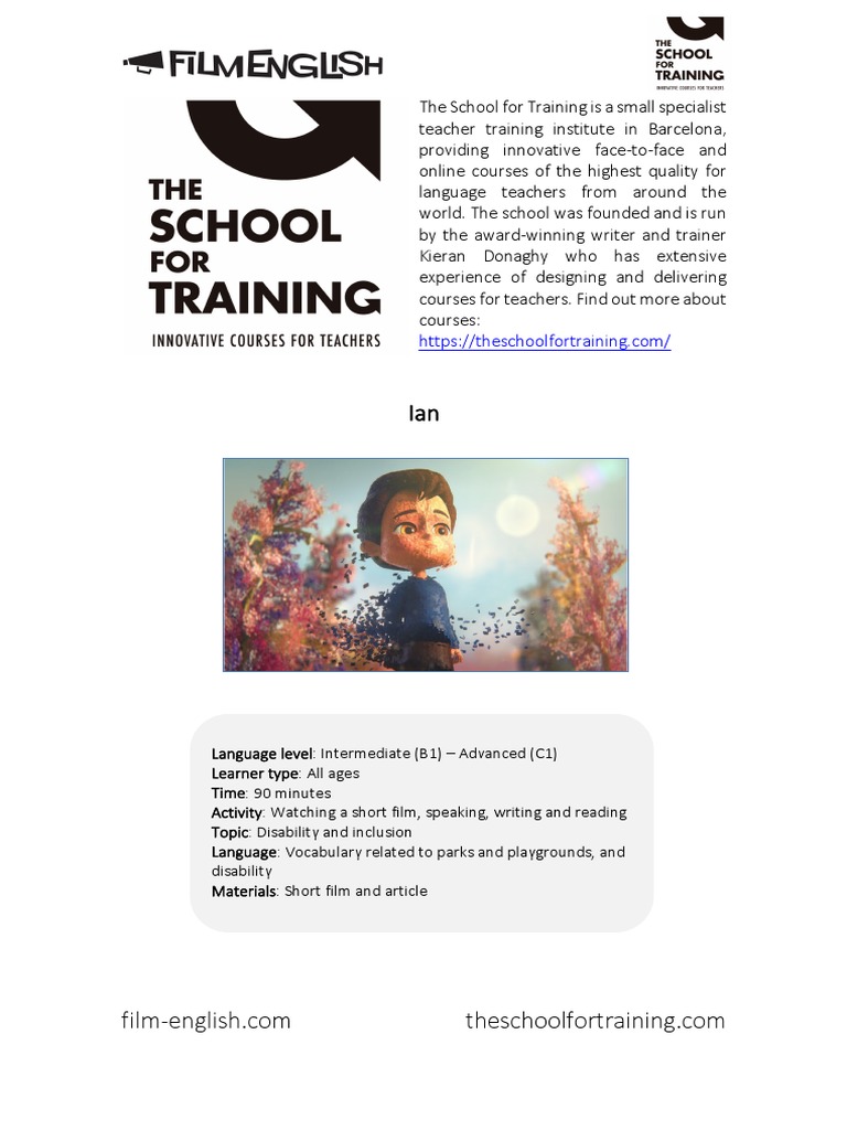 Ian Lesson Instructions 1 2 | PDF | Cognitive Science | Behavior Modification