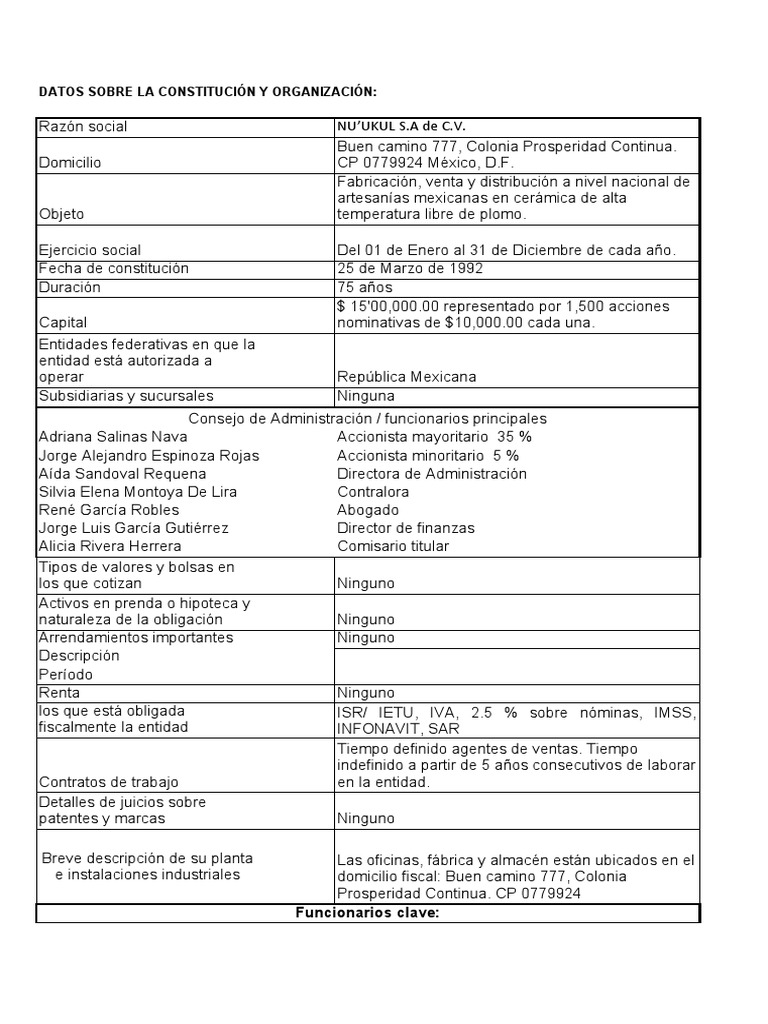 Balanza Nu Ukul 201X-1 | PDF | Contador | Contabilidad