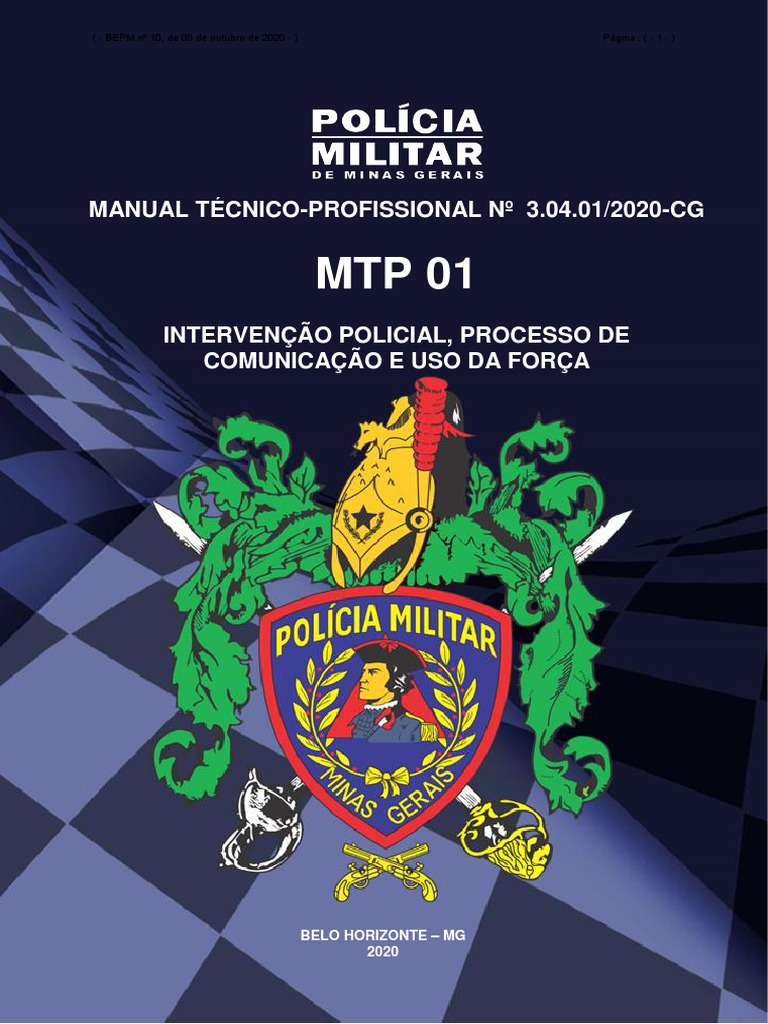 MTP 01 | PDF | Polícia | Polícia militar