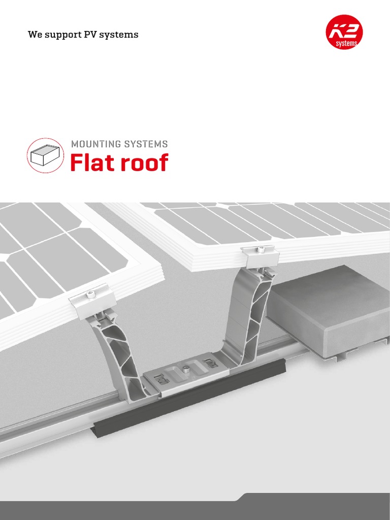 Flat Roof PV Mounting Solutions | PDF | Screw | Roof