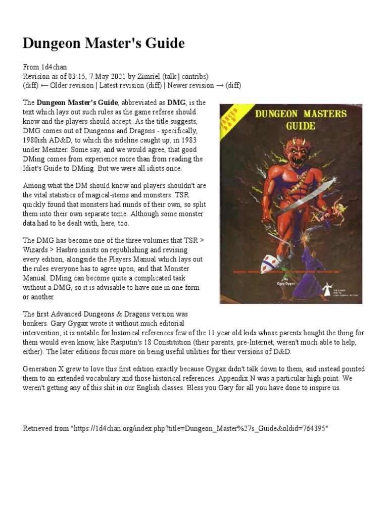 Dungeon Master's Guide - 1d4chan | PDF