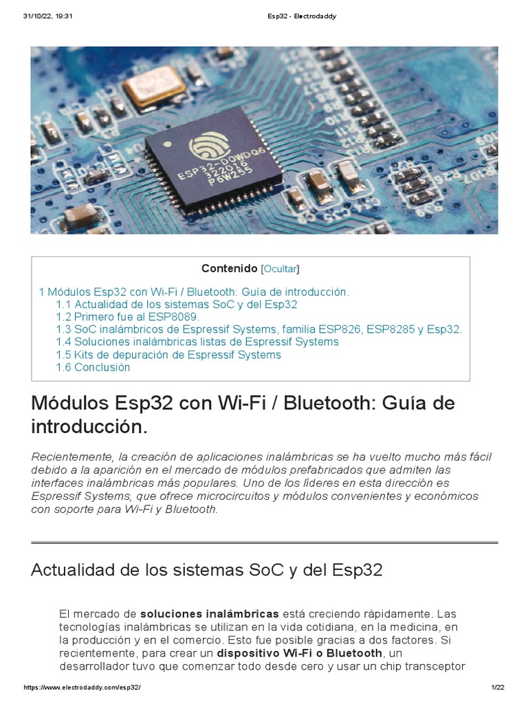 Esp32 - ???????????? | PDF | Sistema en un chip | Bluetooth