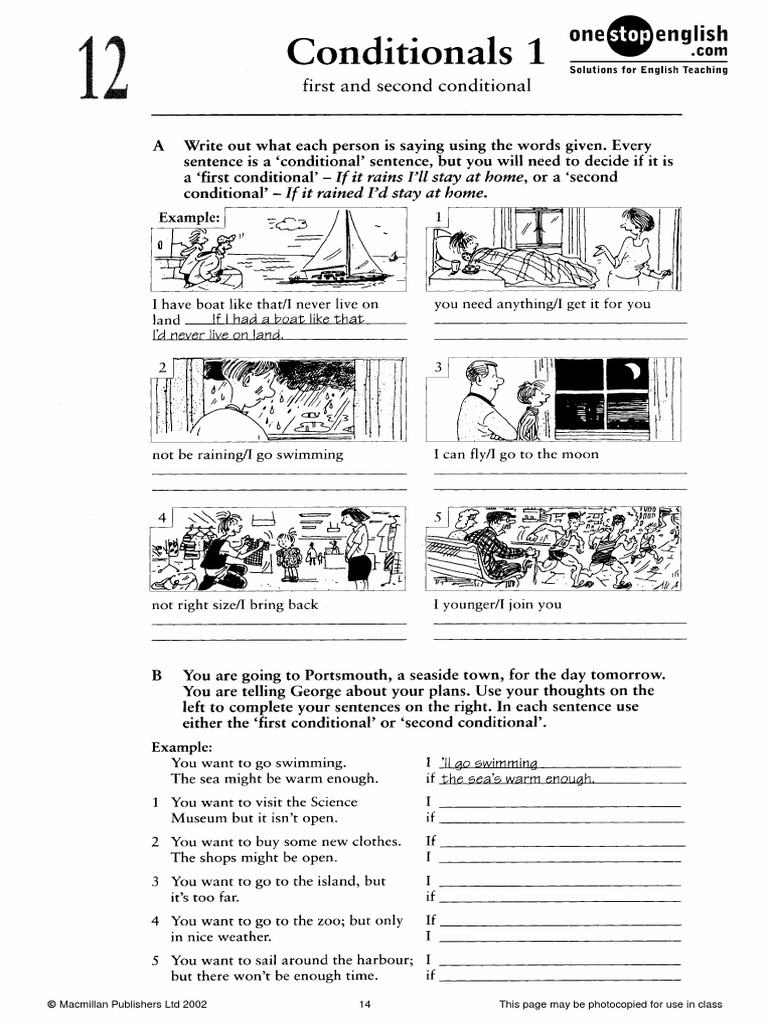 Conditionals - Exercises 1 (B1) | PDF