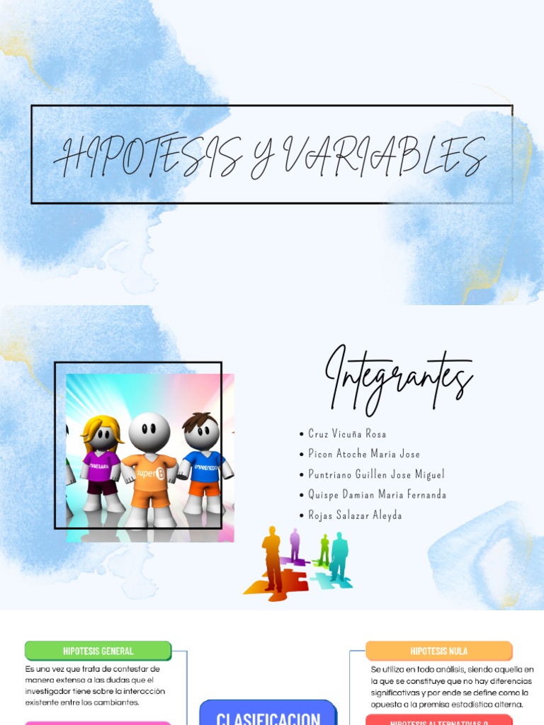 Variable Y Hipotesis Pdf Science