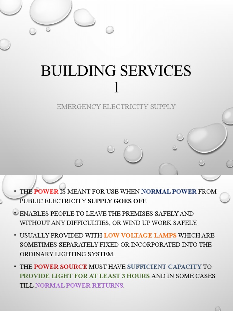 Emergency Electricity Supply | PDF | Electric Generator | Doping ...