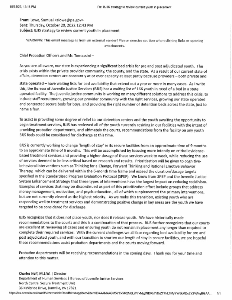 BJJS Strategy For Juvenile Delinquent Bed Crisis | PDF