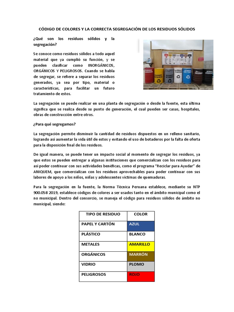 Charla 5 Minutos | PDF | Residuos | Agua