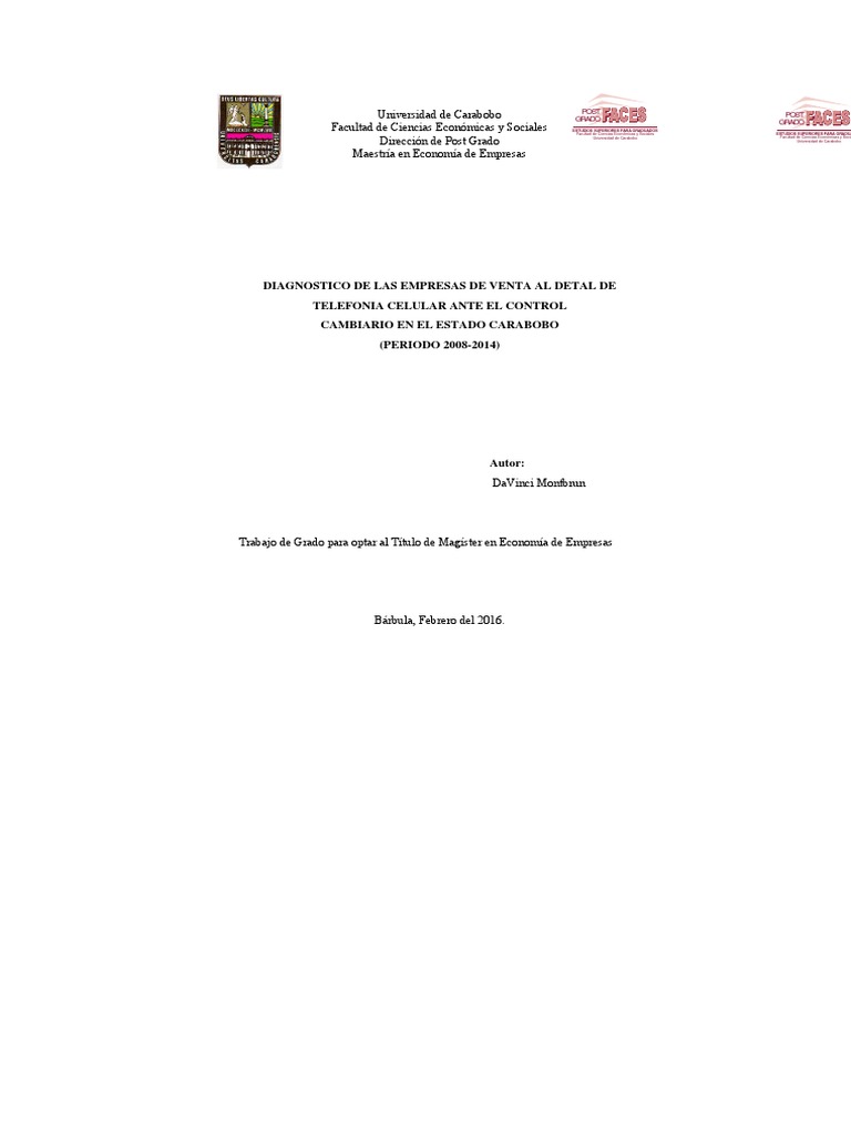 Antecedente Nacional | PDF | Tipo de cambio | Mercado de divisas