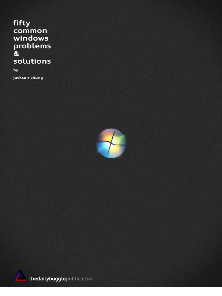 50 Common Windows Issues & Fixes | PDF | Microsoft Windows | Windows Vista