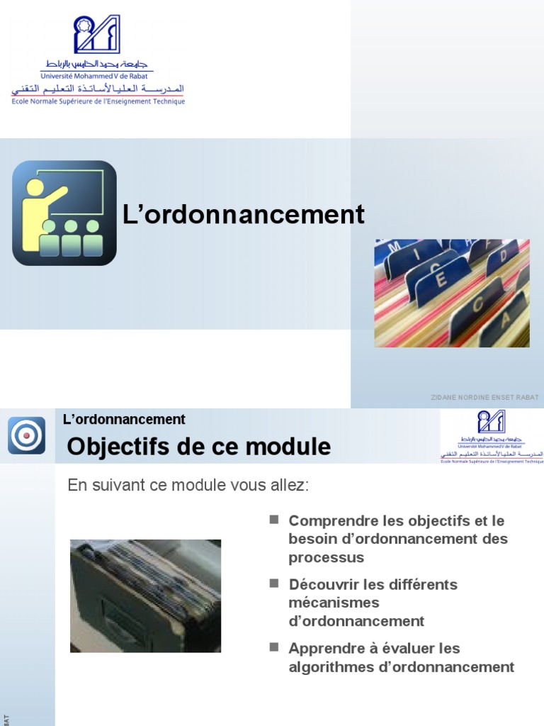 02 - Ordonnancement | PDF | Ordonnancement dans les systèmes d ...