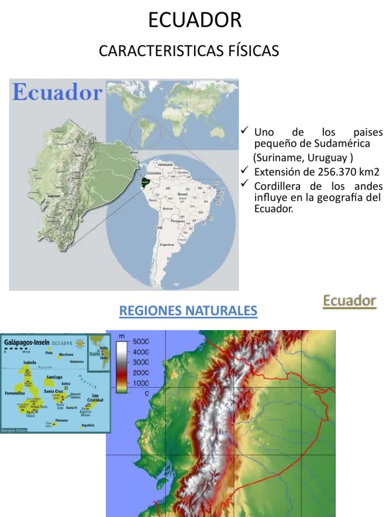 Ecuador y Sus Caracteristicas Fisicas - 4to | PDF