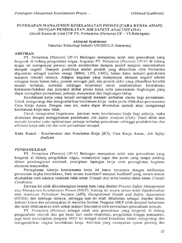 PT Pertamina Dalam Mengiplementasikan MKP | PDF