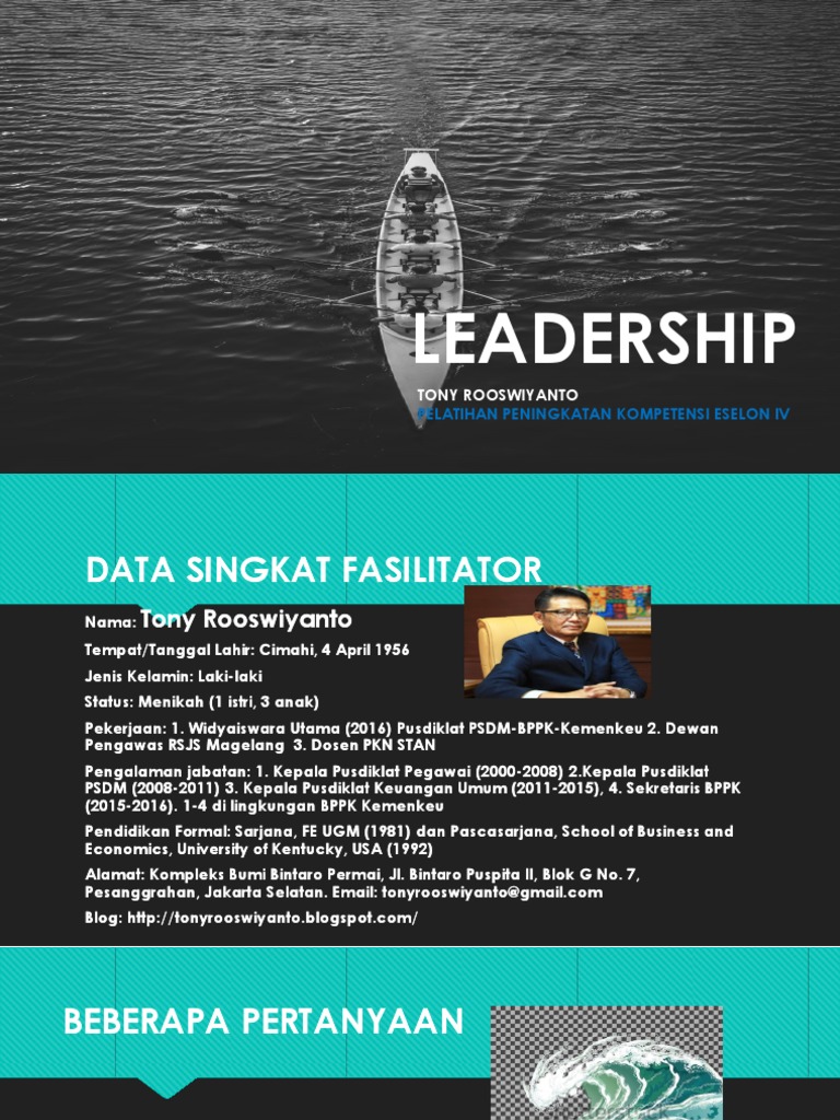 LEADERSHIP | PDF | Karier & Perkembangan | Pengembangan Diri