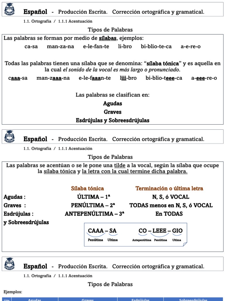 Español, Ortografía - Curso Básico | PDF | Fonética | Idiomas