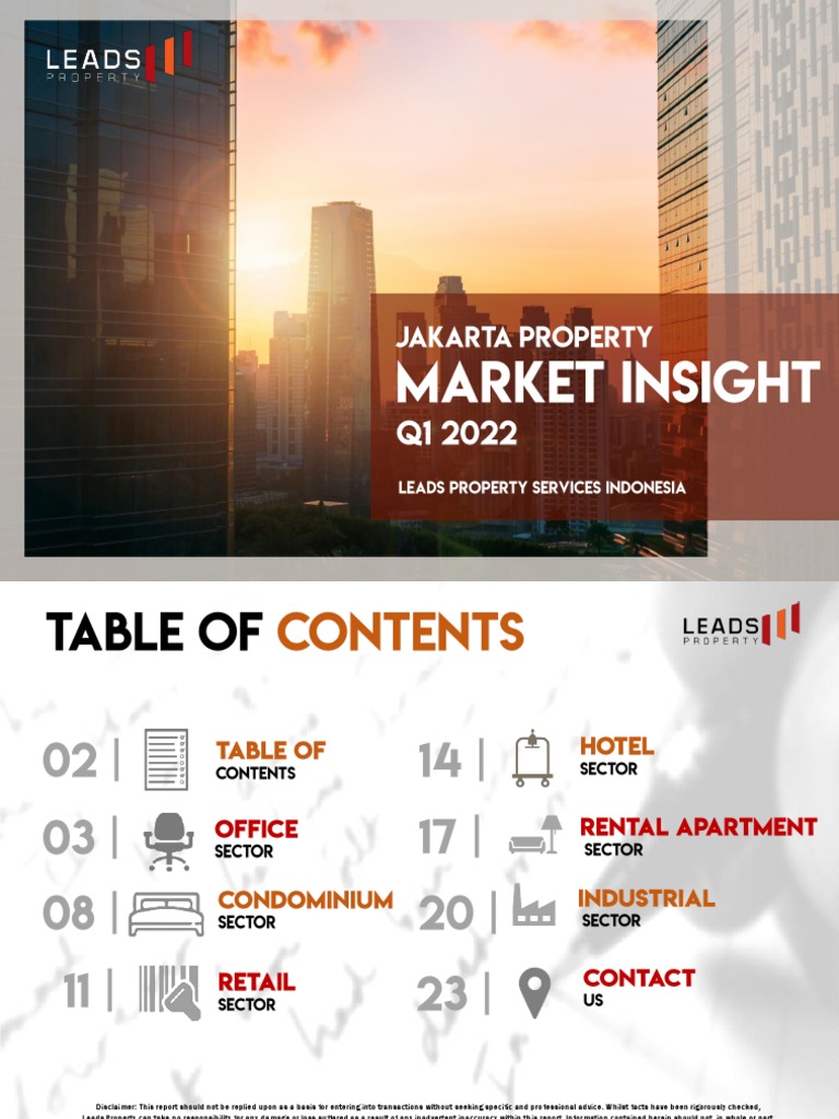 Jakarta Property Market Insight Q1 2022 | PDF | Indonesian Rupiah ...