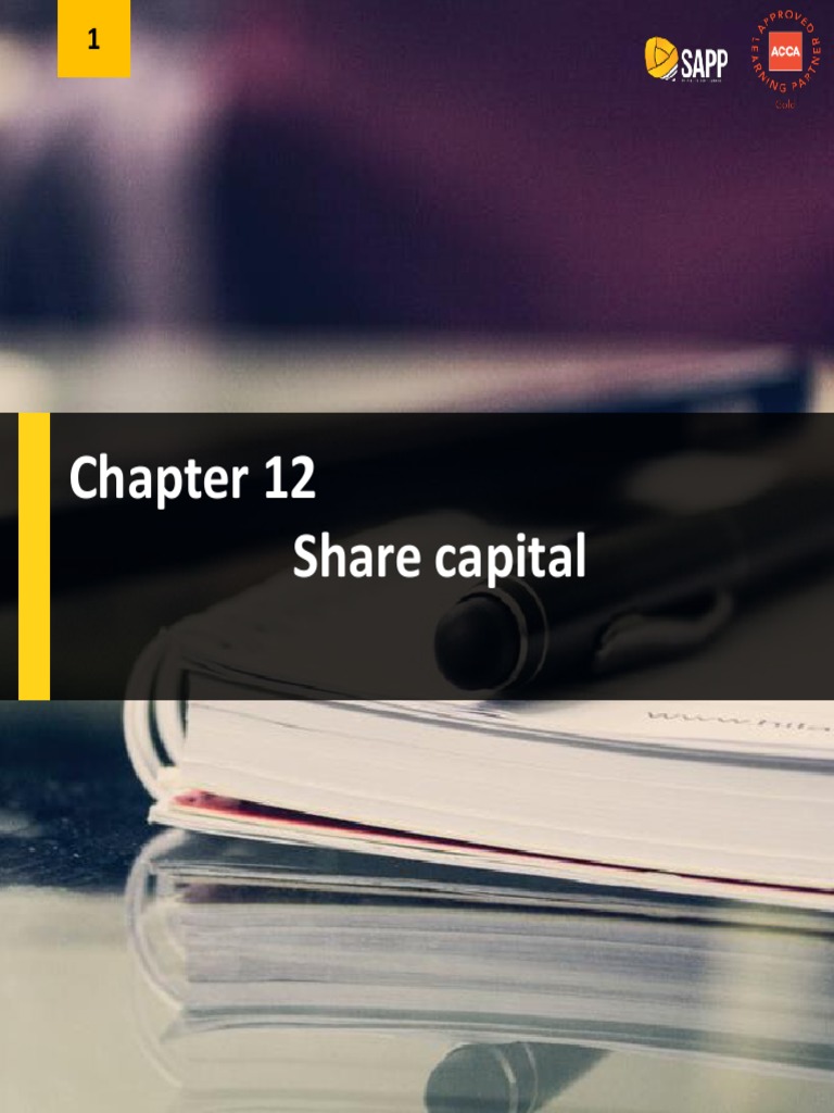 Chapter 12 - Share Capital | PDF | Dividend | Preferred Stock