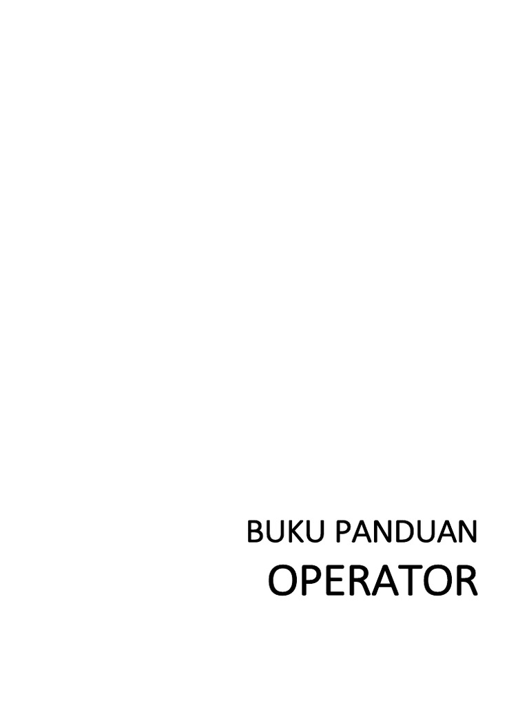 Buku Panduan E-DUPAK Untuk OPERATOR | PDF | Bisnis