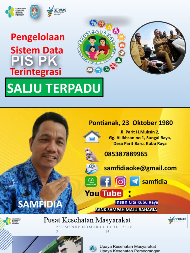 Pengelolaan Sistem Data Dan Laporan Pis PK Terintegrasi Salju Terpadu | PDF