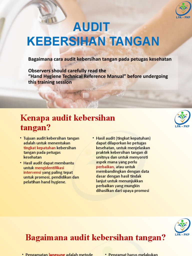Audit Kebersihan Tangan KKT | PDF