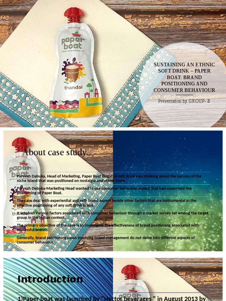 Paper Boat PPT CB | PDF | Brand | Consumer Behaviour