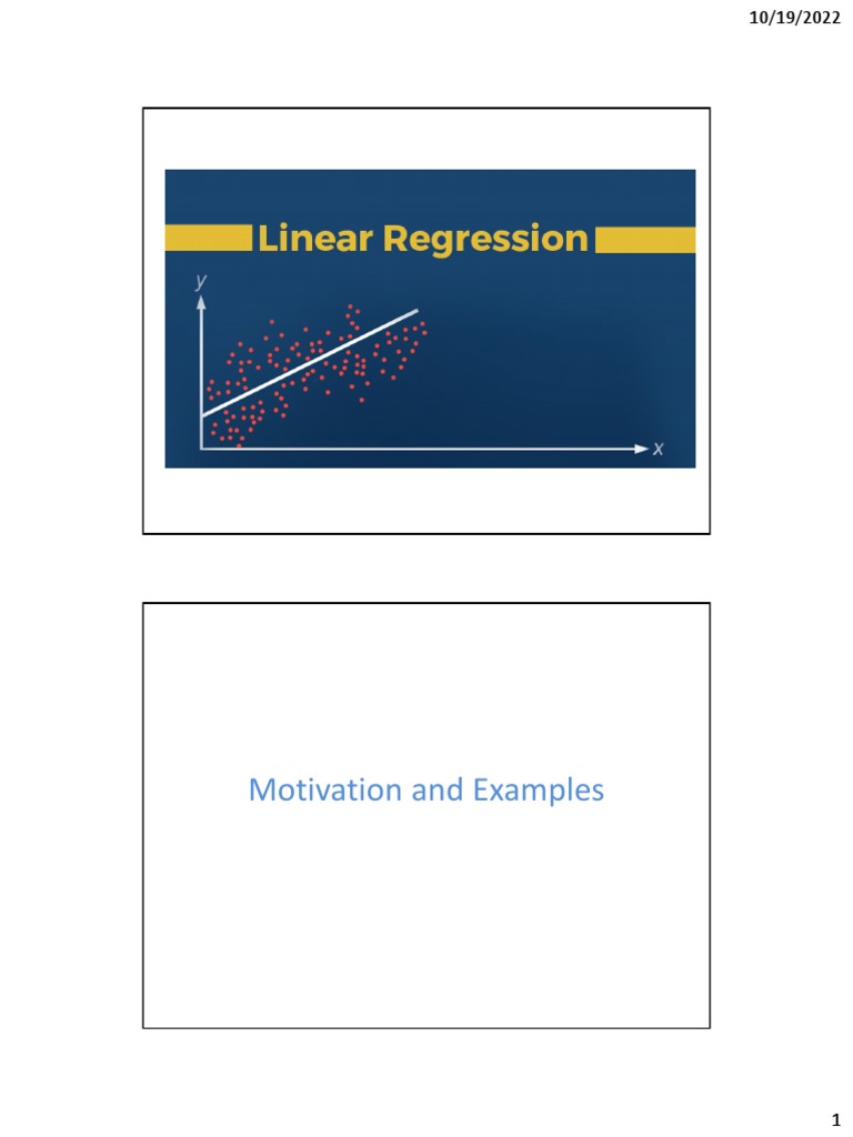 Linear Regression Pdf Coefficient Of Determination Mean Squared Error
