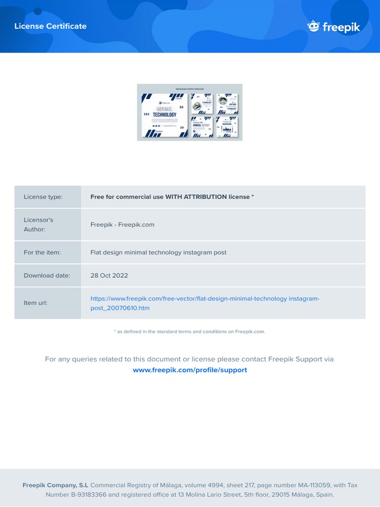 License Flat Design Minimal Technology Instagram Post 20070610 | PDF ...