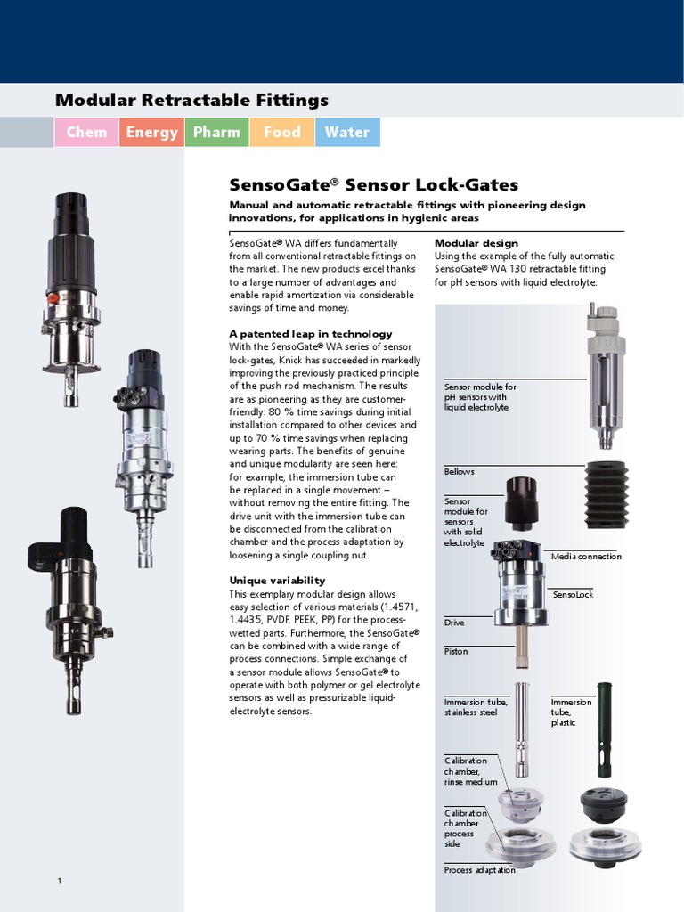 Catalog Excerpt-SensoGate Sensor Lock-Gates-en-Knick | Download Free ...