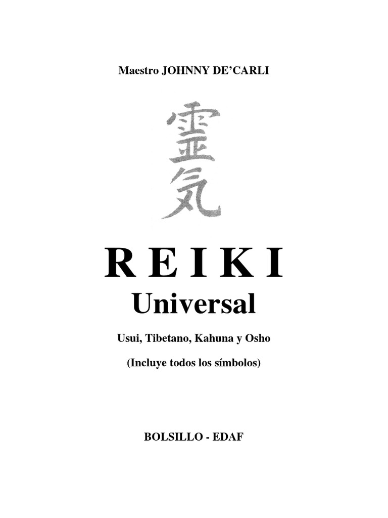 Reiki Universal de Carli | PDF | Reiki | Mikao Usui