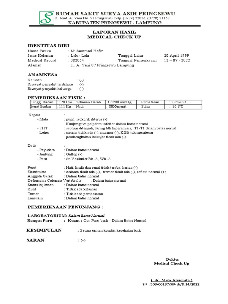 Laporan-Hasil-Mcu Malaysia | PDF
