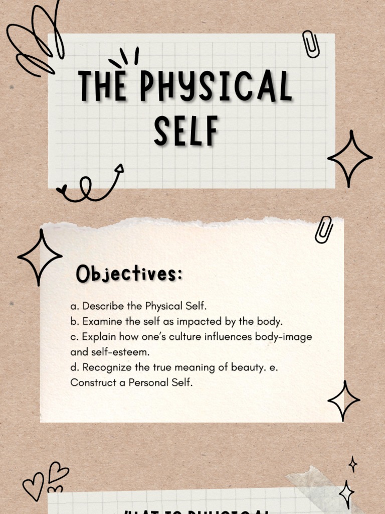 Lesson 5 The Physical Self | PDF | Self Esteem | Self Concept