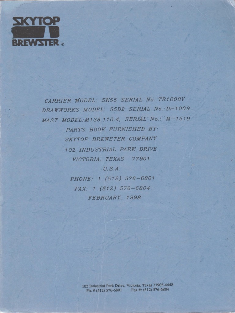 Manual Skytop | PDF