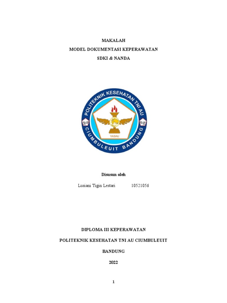 Perbandingan SDKI dan NANDA dalam Keperawatan | PDF