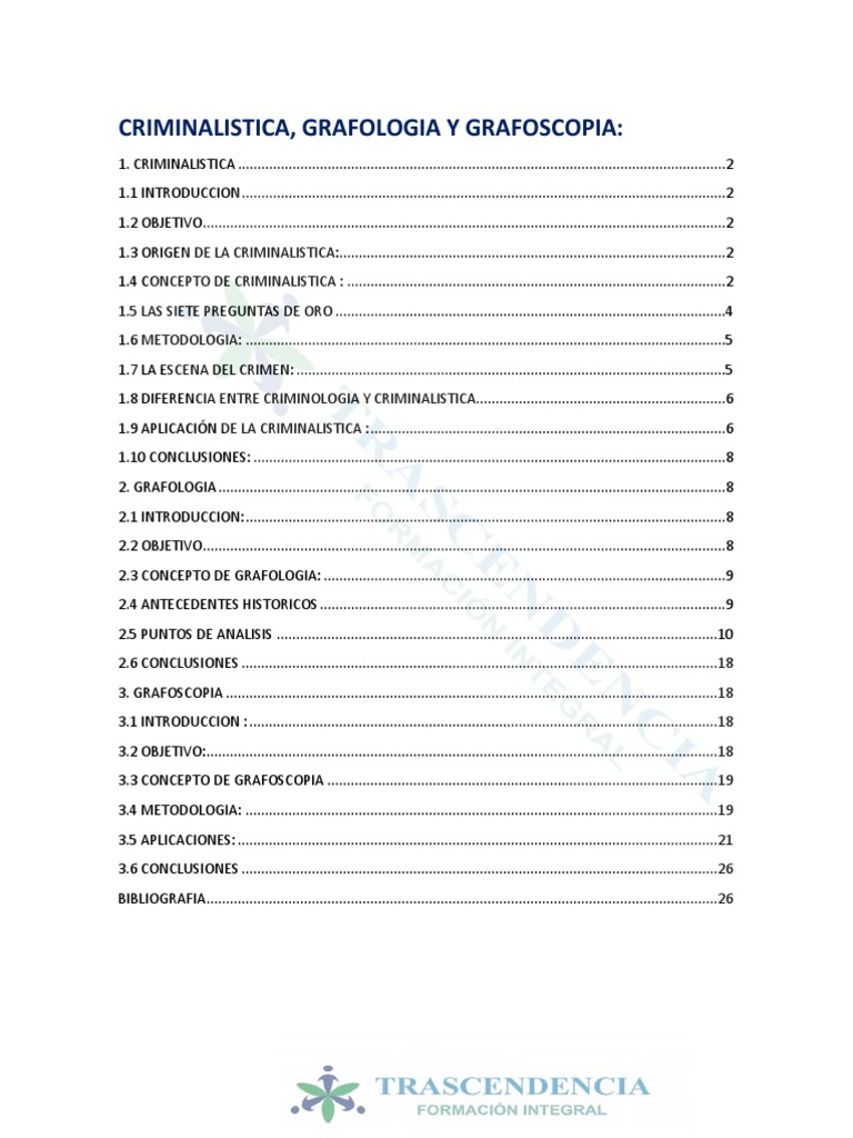 Libro. Criminalistica Grafologia y Grafos | PDF | Ciencia forense ...