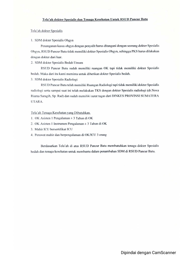 Tkrs 7 Ep 2 Telaah Kebutuhan Staf | PDF