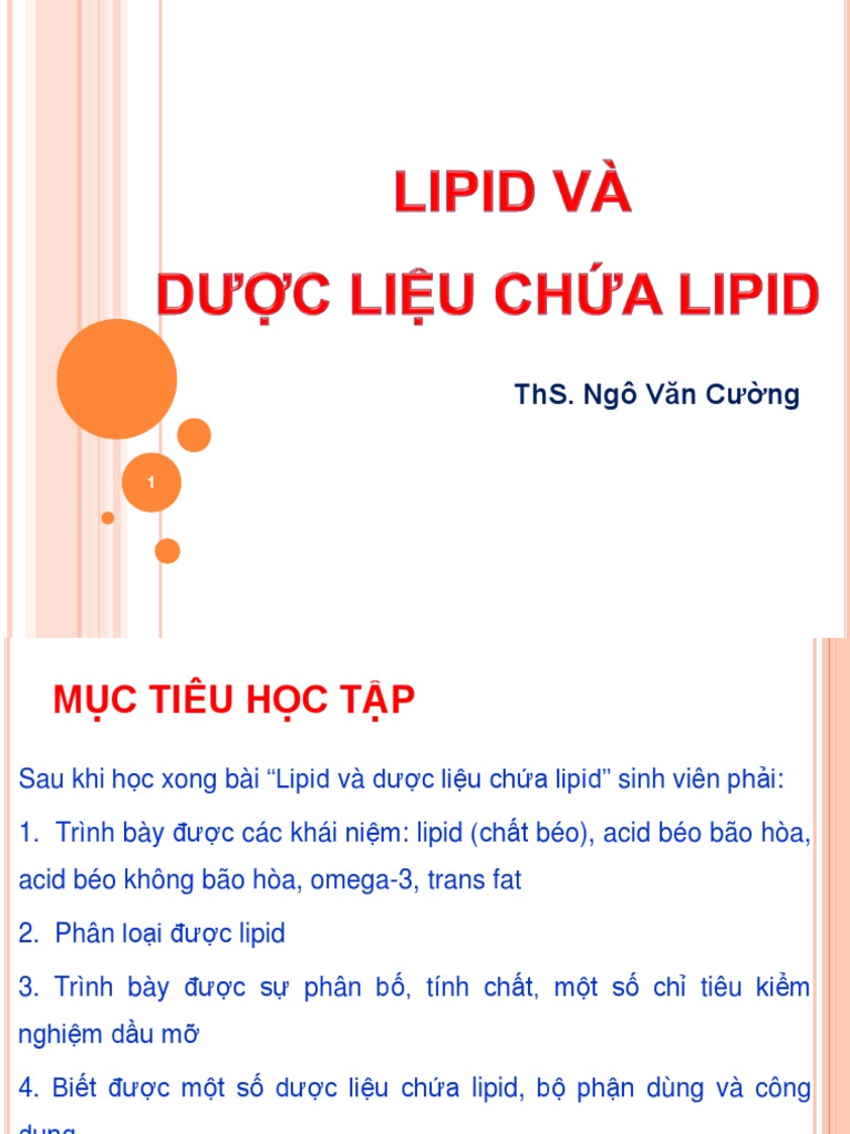 B1. Chất béo | PDF