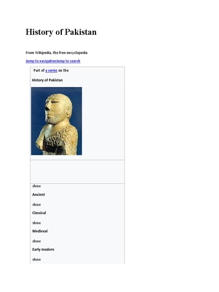 History of Pakistan | Download Free PDF | Pakistan | South Asia