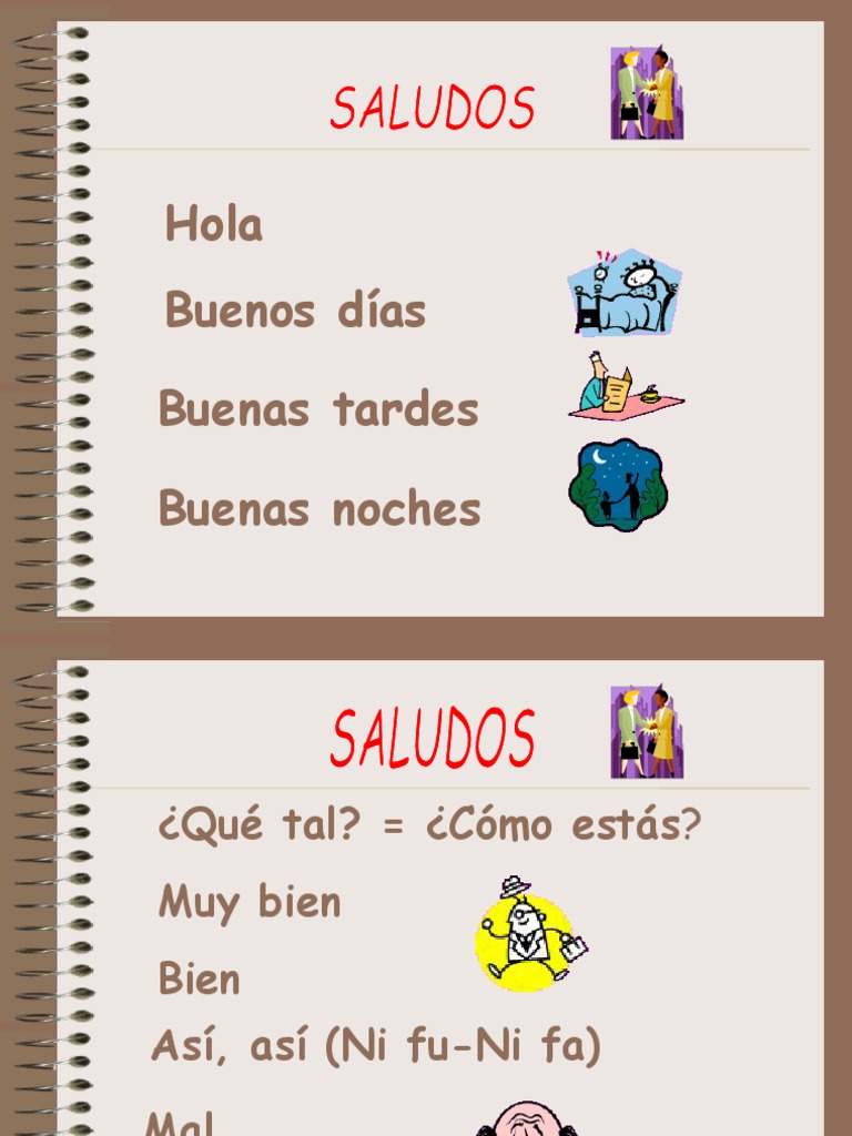 Saludos, presentaciones y conversación básica en español | PDF