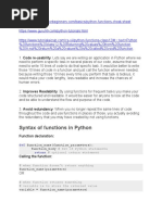 Python Syntax Cheat Sheet Booklet | PDF | Control Flow | Class ...