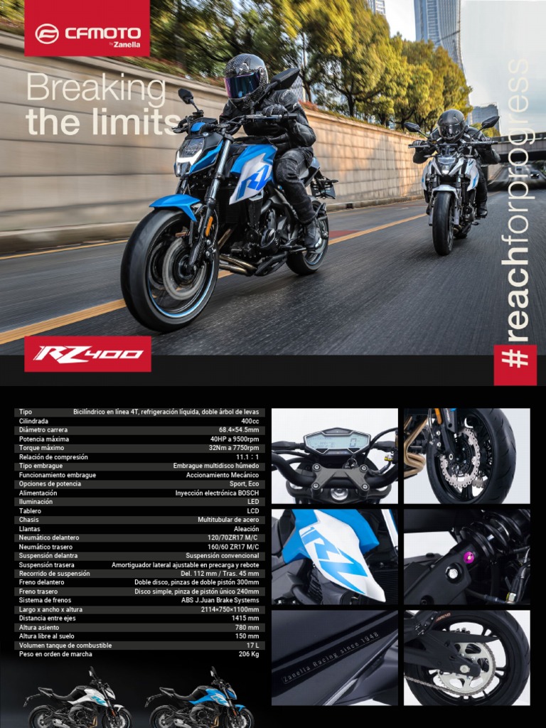 FICHA TECNICA - RZ400 - Print OK 2 | PDF | Fabricantes de automóviles ...