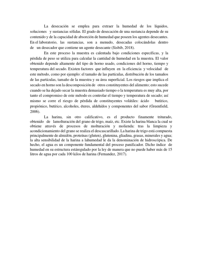 La Desecación Se Emplea para Extraer La Humedad de Los Líquidos | PDF ...