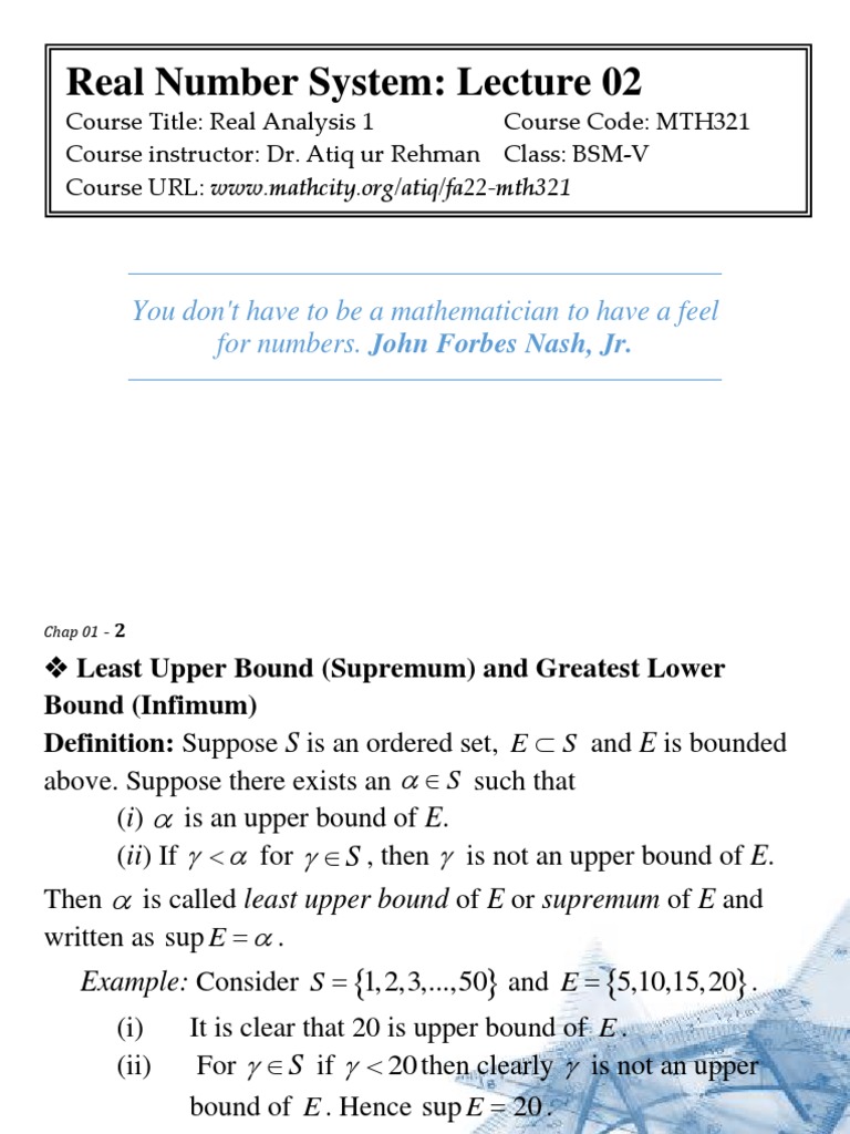 mth321 Lecture 02 | PDF | Mathematics | Abstract Algebra