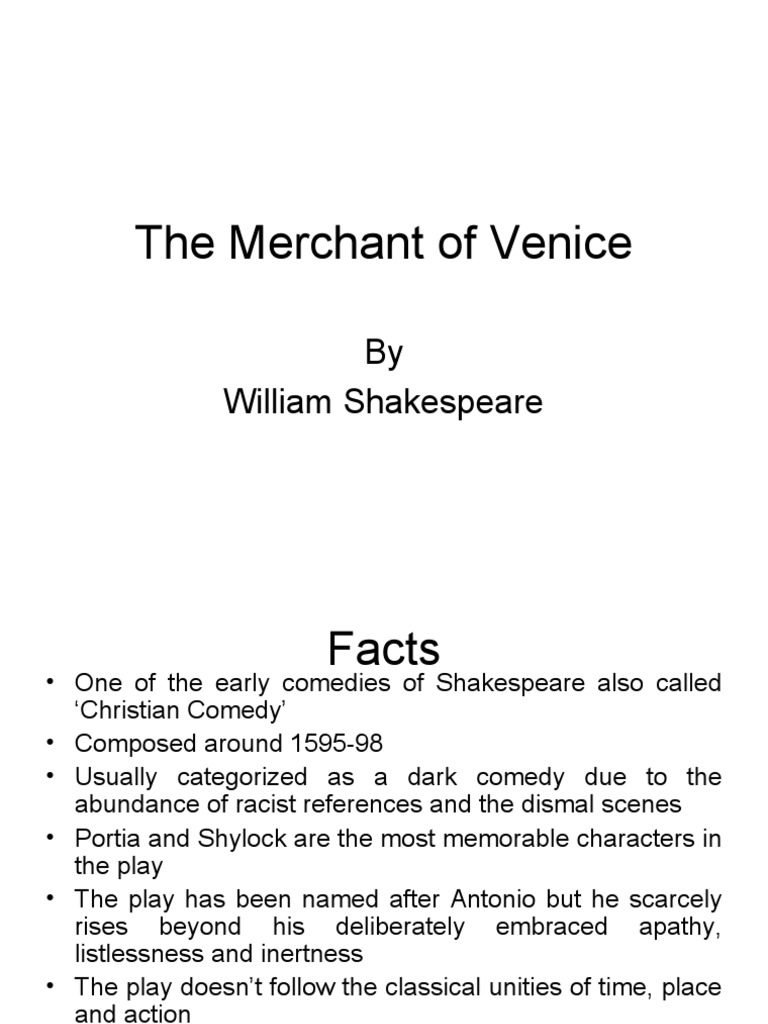 Shakespeare's Merchant of Venice Explained | PDF | The Merchant Of ...