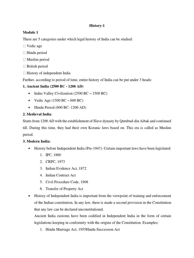 History Sem 1 - Deepanshu | PDF | Vedas | Hadith