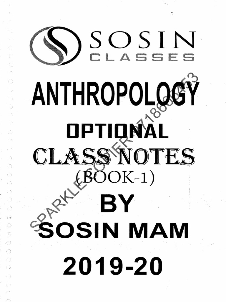Sosin Class Notes New Book-1 | PDF